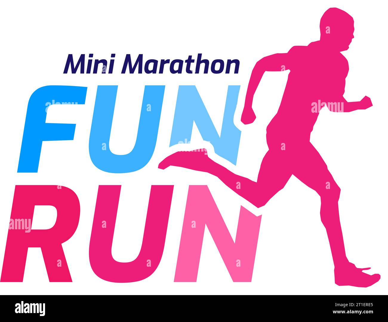Logo Design for 5K fun run event in vector Stock Vector Image & Art - Alamy