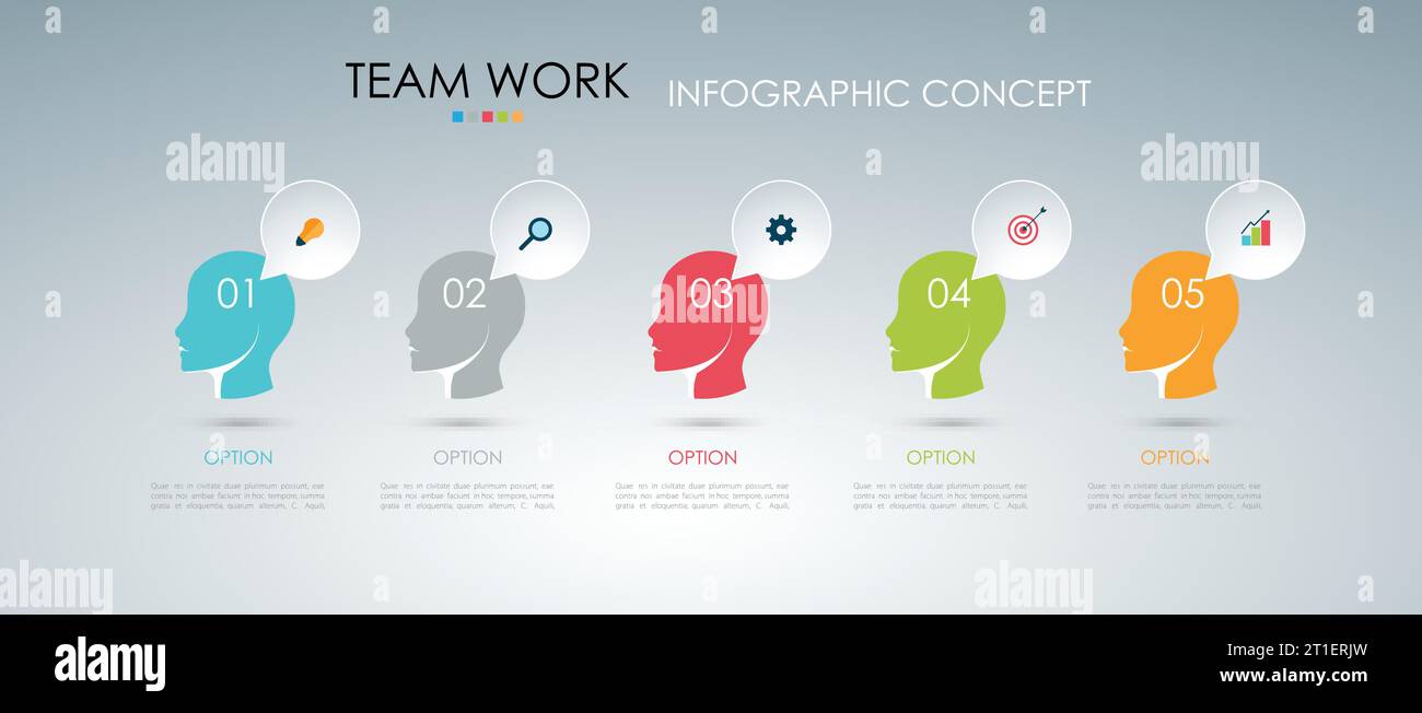 Info graphic teamwork. Business concept. Vector illustration Stock ...