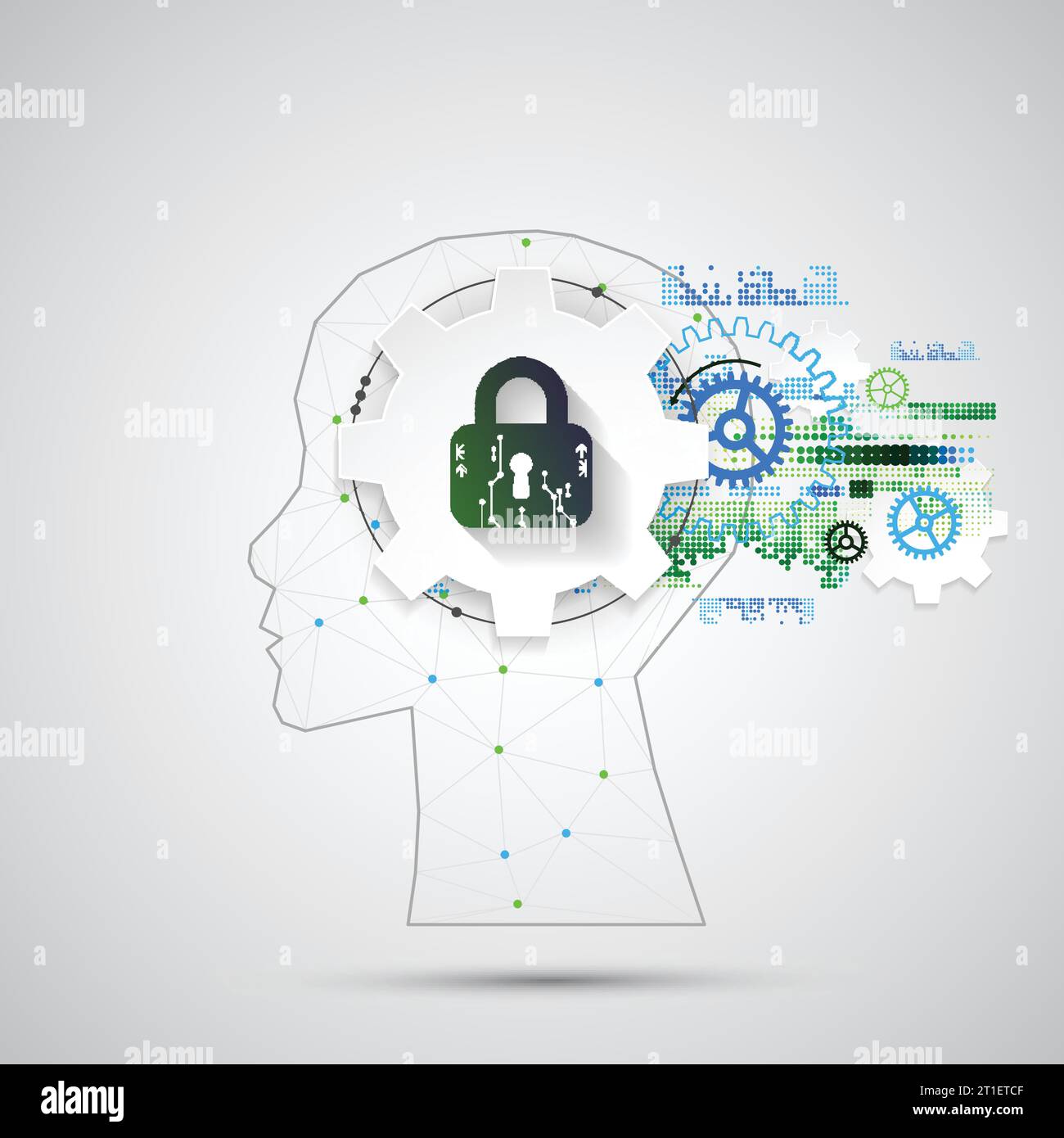 Intellectual property concept background. Vector science illustration ...