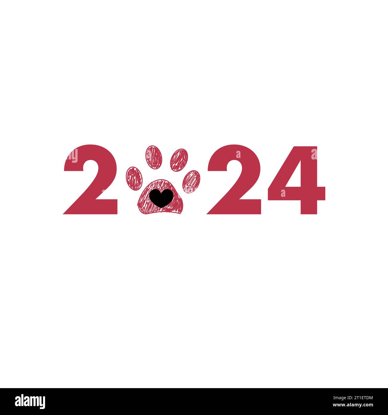 Merry christmas 2023 2024 happy Stock Vector Images - Alamy