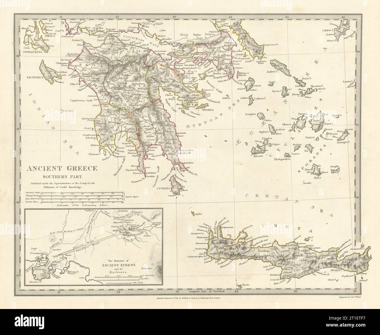 ANCIENT GREECE.Morea Creta Athens Peloponnesus Cyclades Arcadia.SDUK ...