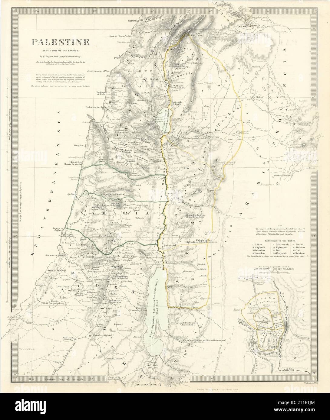Palestine map jesus hi-res stock photography and images - Alamy