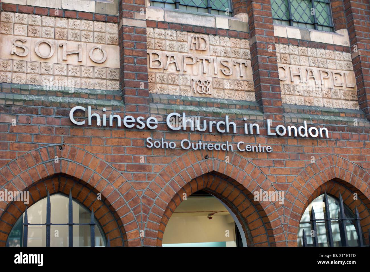 Chinese Church, Soho, London UK Stock Photo - Alamy