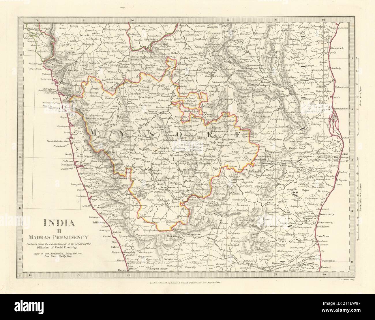Chennai map hi-res stock photography and images - Alamy