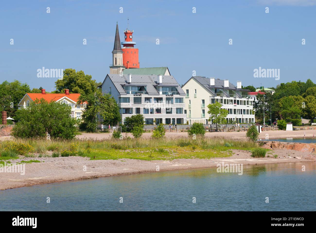 Sunny July Day in Hanko. Southern Finland Stock Photo - Alamy