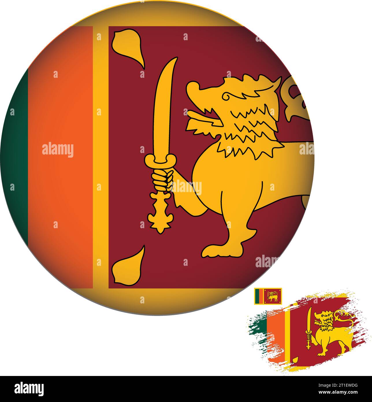 Sri Lanka Map Stock Vector Images Alamy