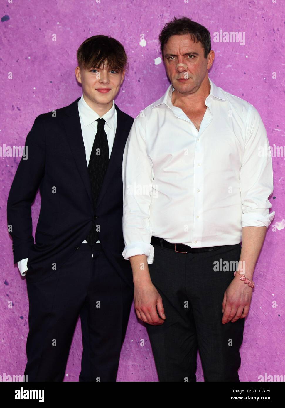 London, UK. Peter Serafinowicz and son - Sam at the 'Sumotherhood ...