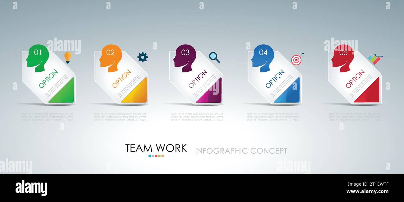 Info graphic teamwork. Business concept. Vector illustration Stock ...
