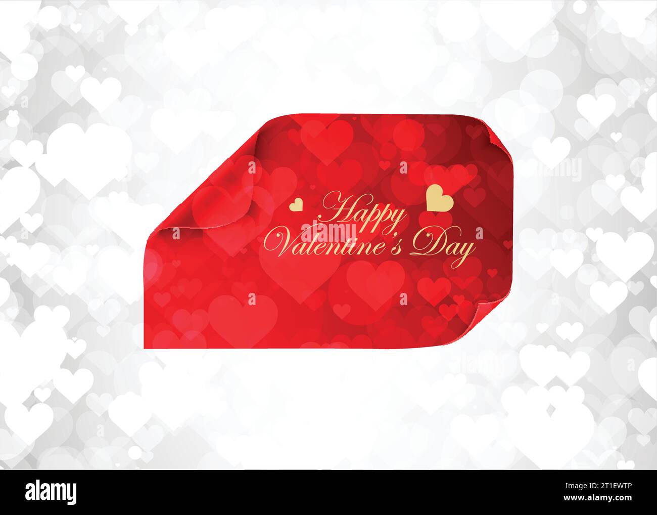 Valentine's day vector background Stock Vector Image & Art - Alamy
