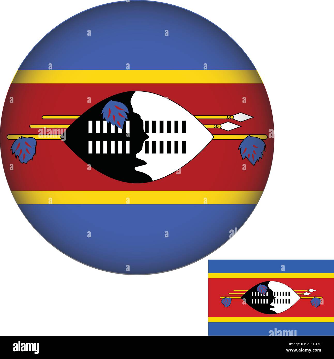 Swaziland flag location map hi-res stock photography and images - Alamy