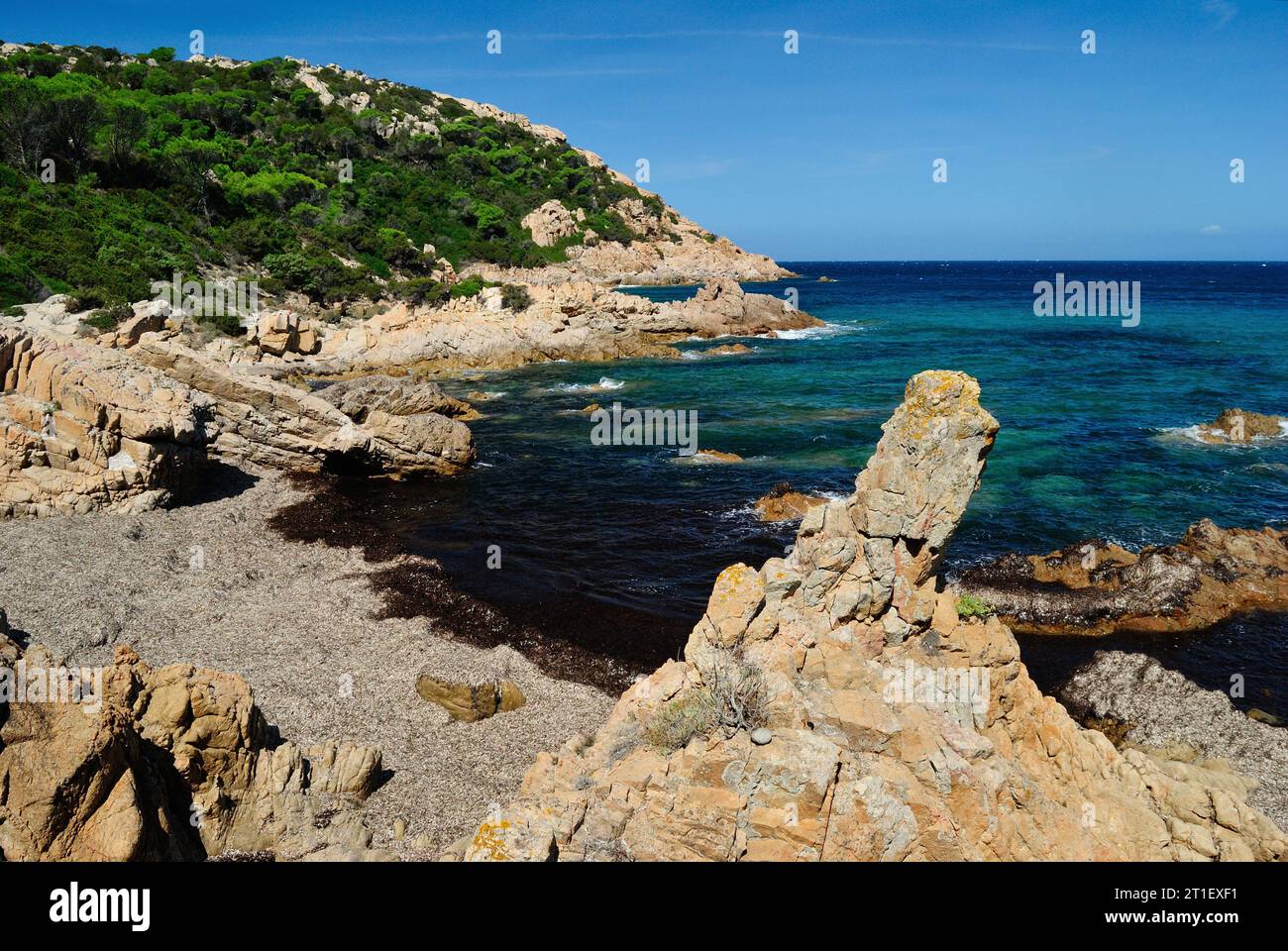 The coast of Aglientu, Lu Caloni bay Stock Photo - Alamy