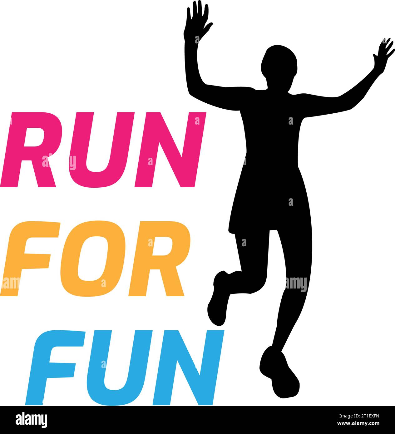 Logo Design for 5K fun run event in vector Stock Vector Image & Art - Alamy
