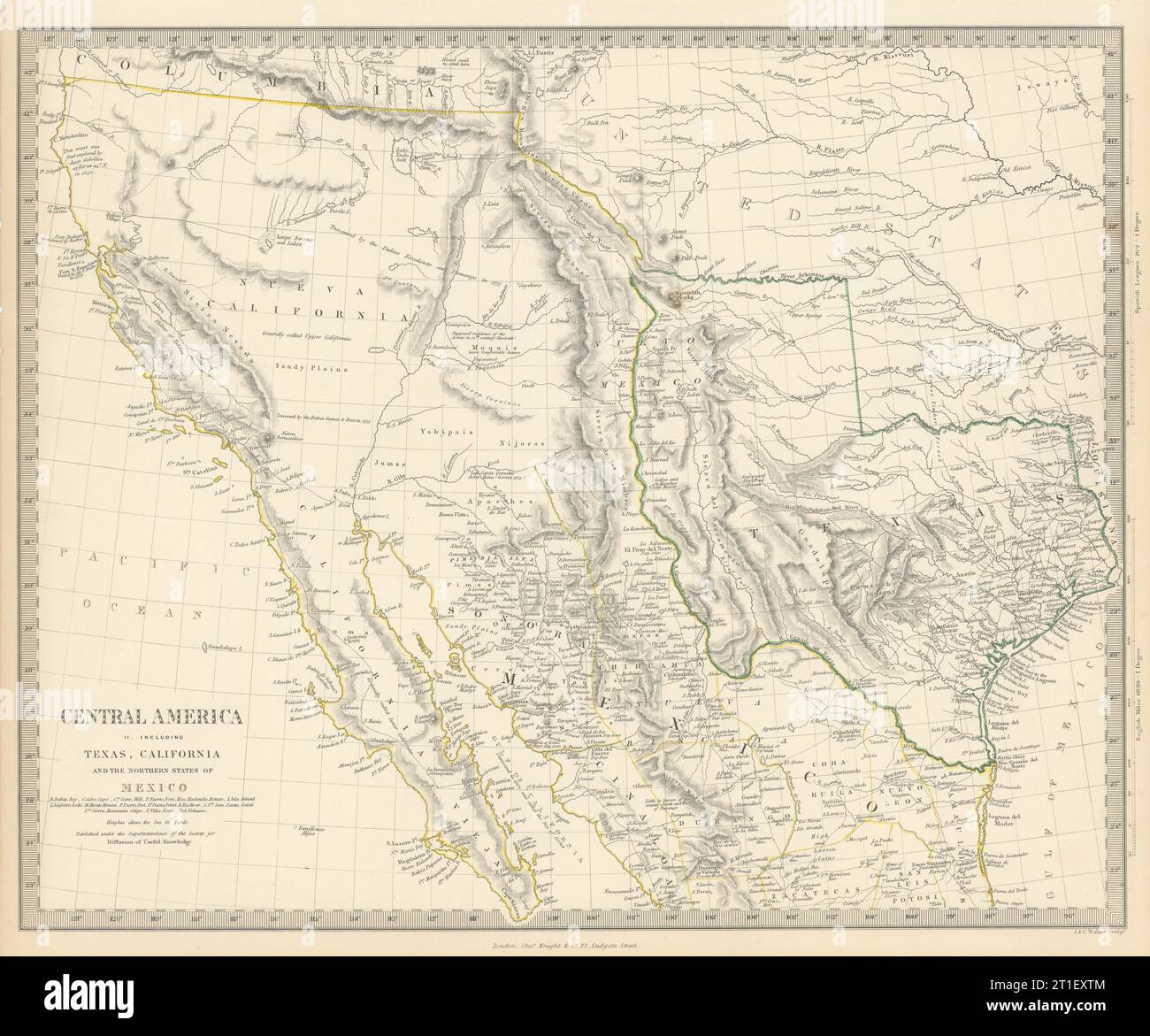 Map california mexican hi-res stock photography and images - Alamy