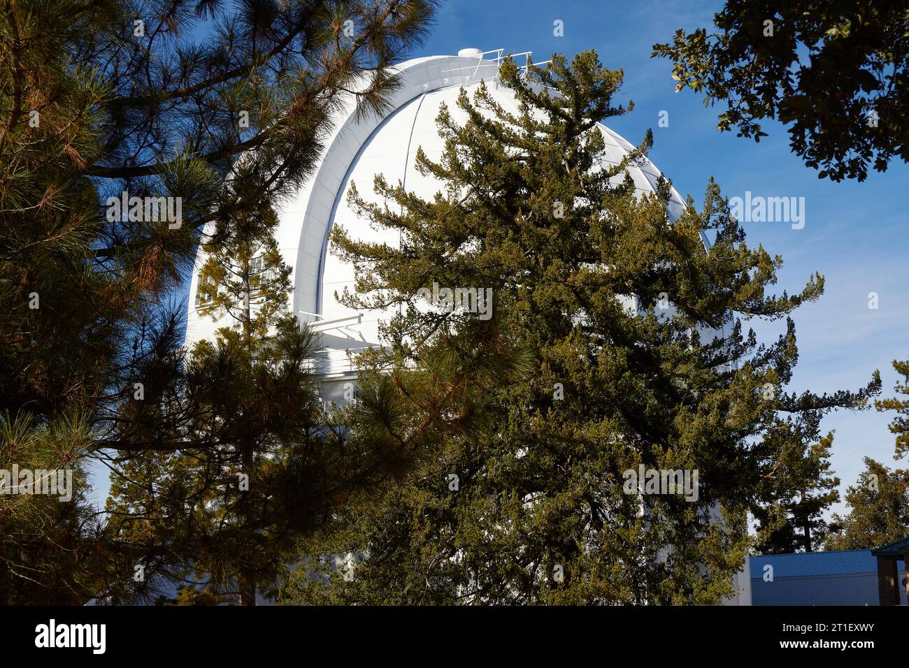 The Metal Enclosure Of The 100 Inch, Hooker Telescope Located At The ...