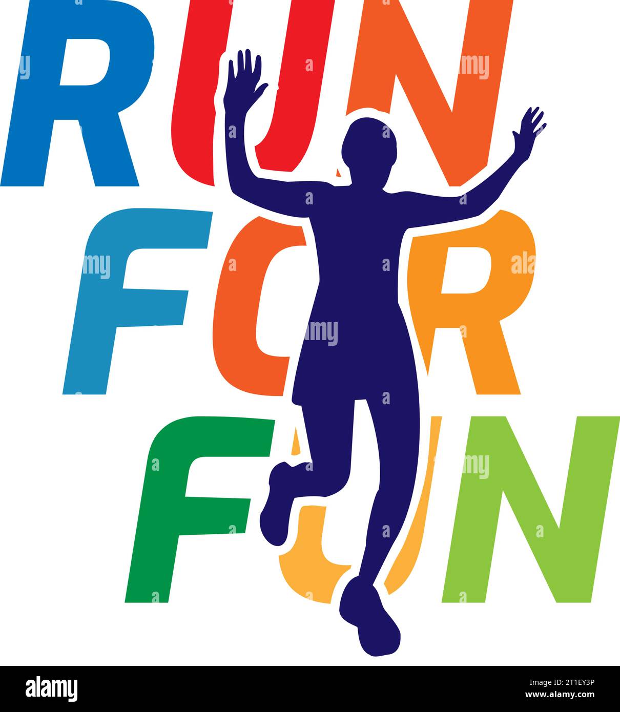 Logo Design for 5K fun run event in vector Stock Vector Image & Art - Alamy