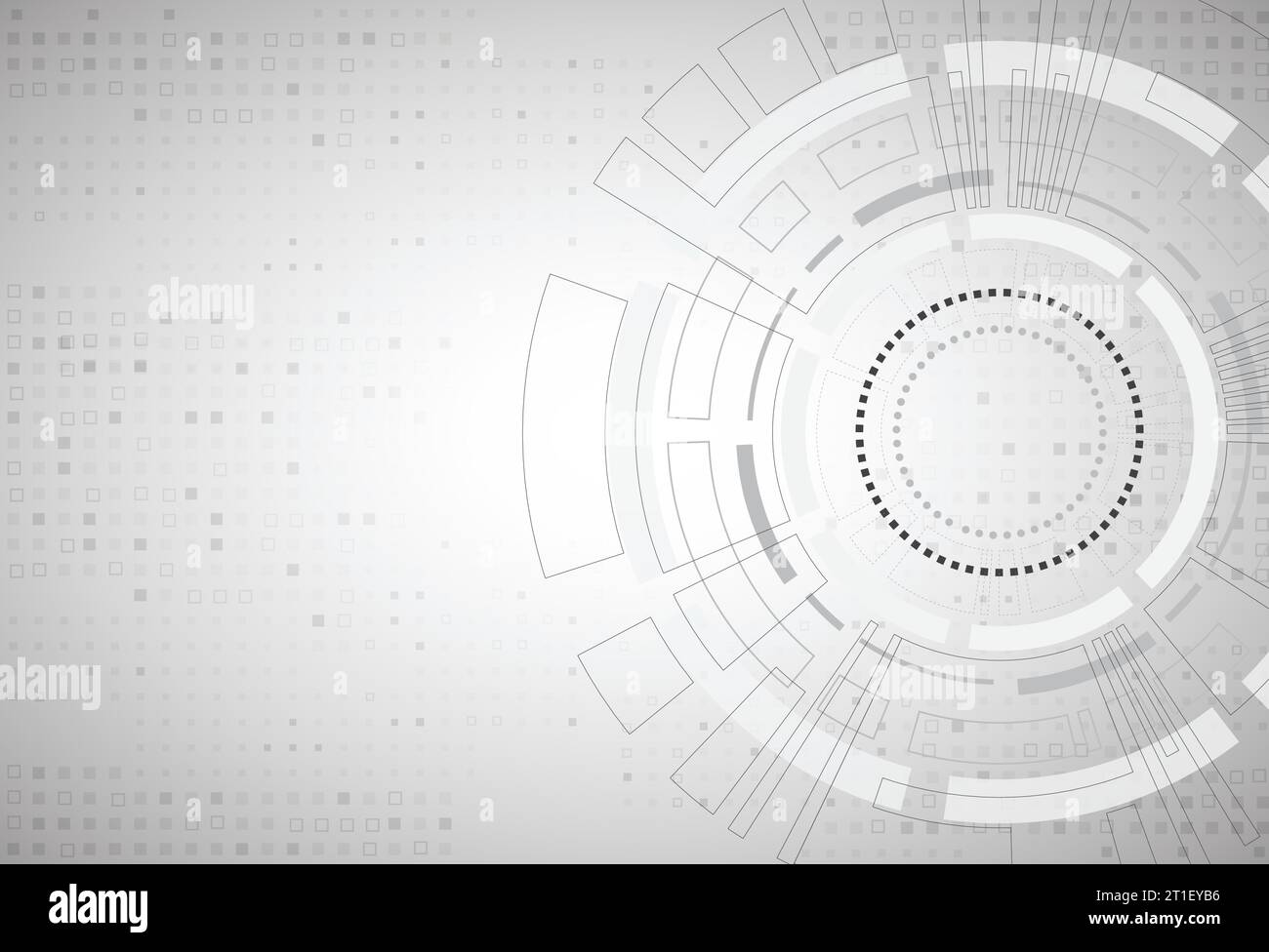 Vector illustration, Hi-tech digital technology and engineering theme ...