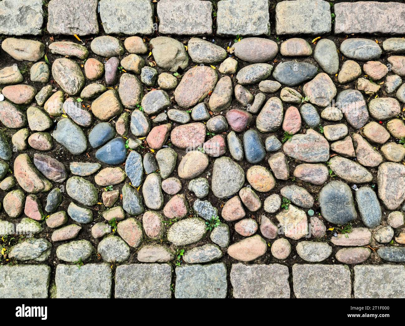 Old historical cobblestone paths and walkways all over europe Stock ...