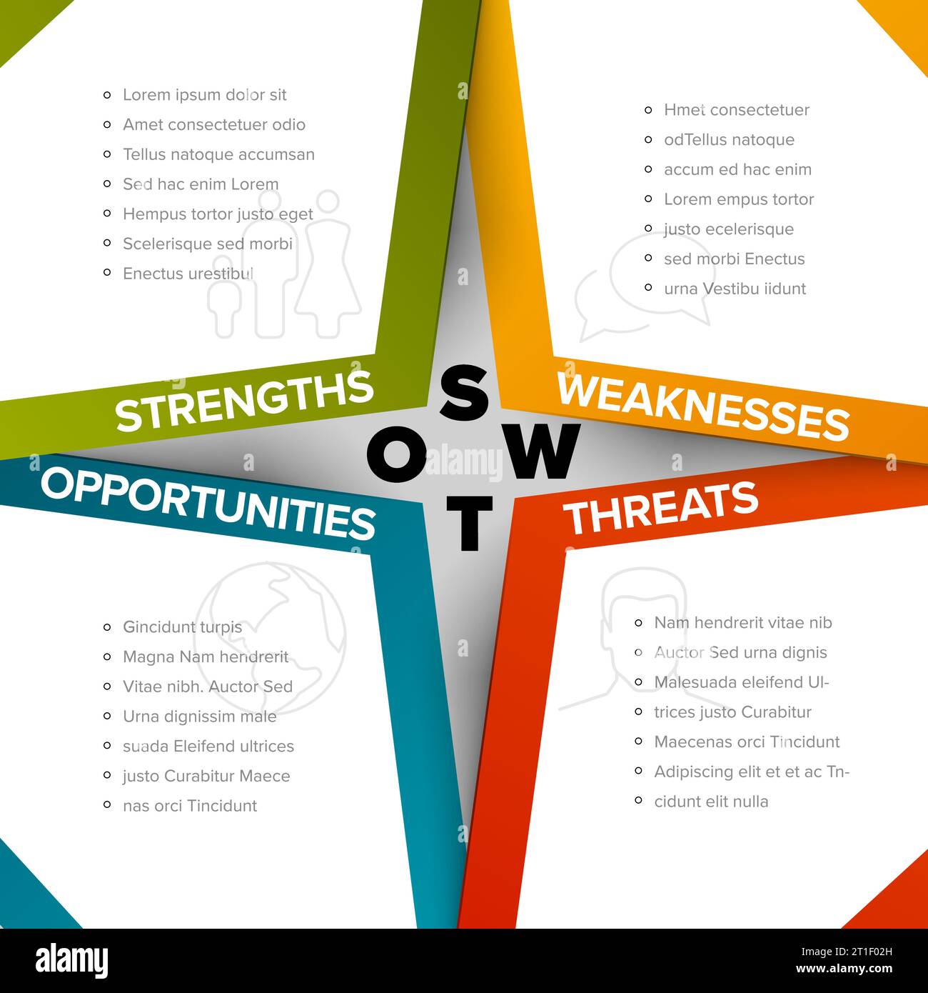 Vector SWOT (strengths, weaknesses, opportunities, threats) diagram ... Vector SWOT (strengths, weaknesses, opportunities, threats) diagram ...