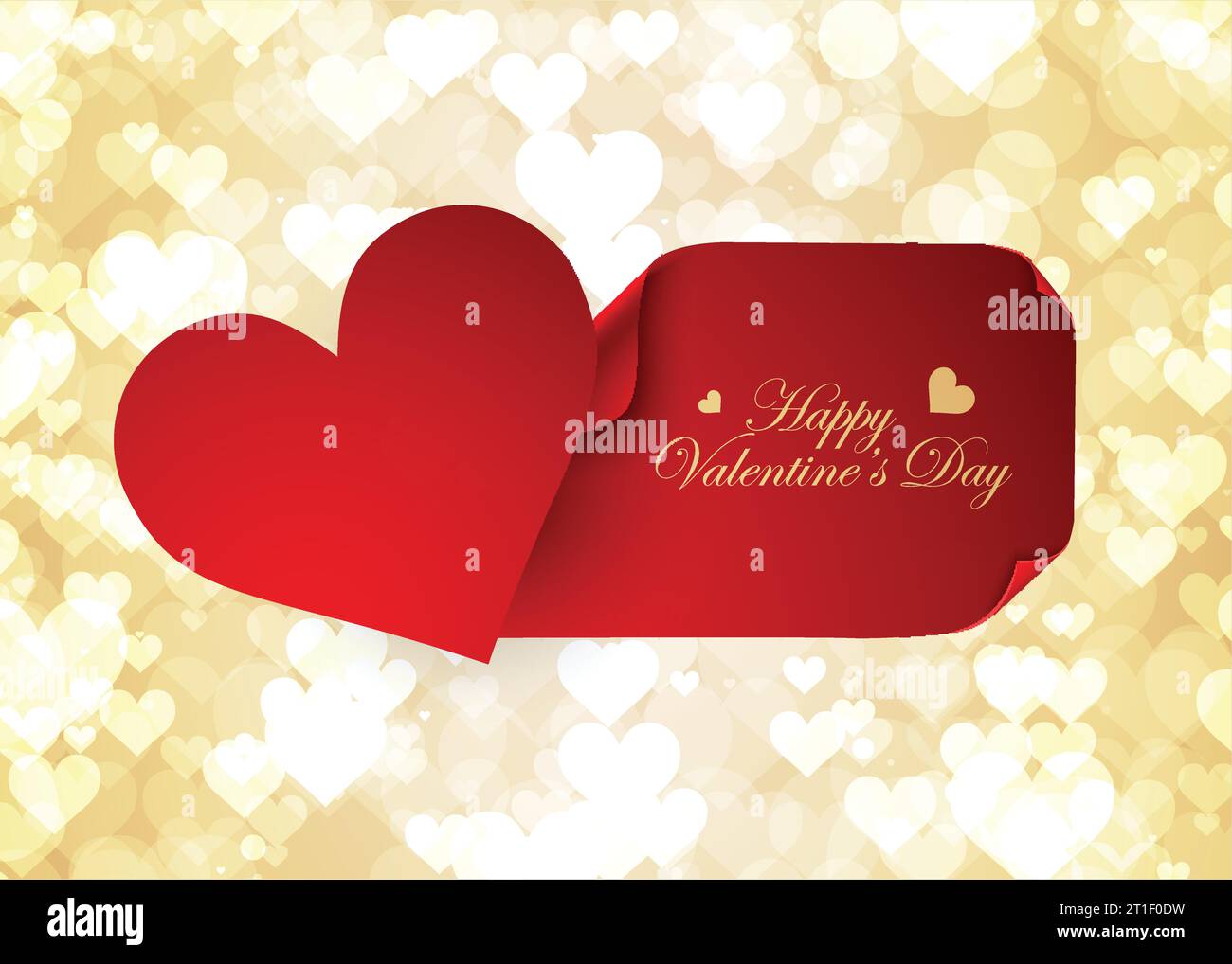 Valentine's day vector background Stock Vector Image & Art - Alamy