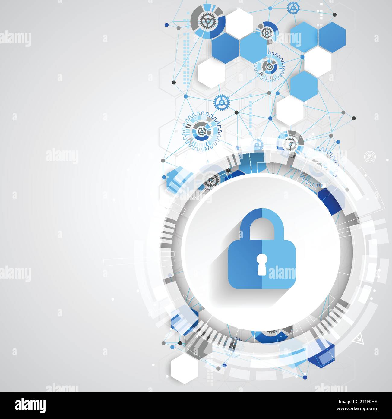 Protection concept. Protect mechanism, system privacy. Vector ...