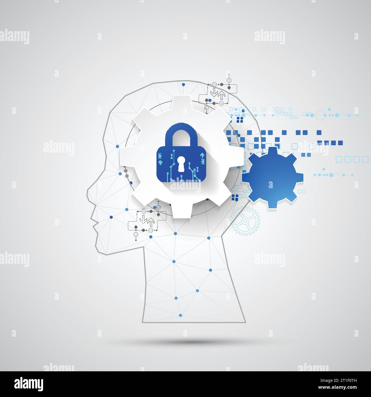 Intellectual property concept background. Vector science illustration ...