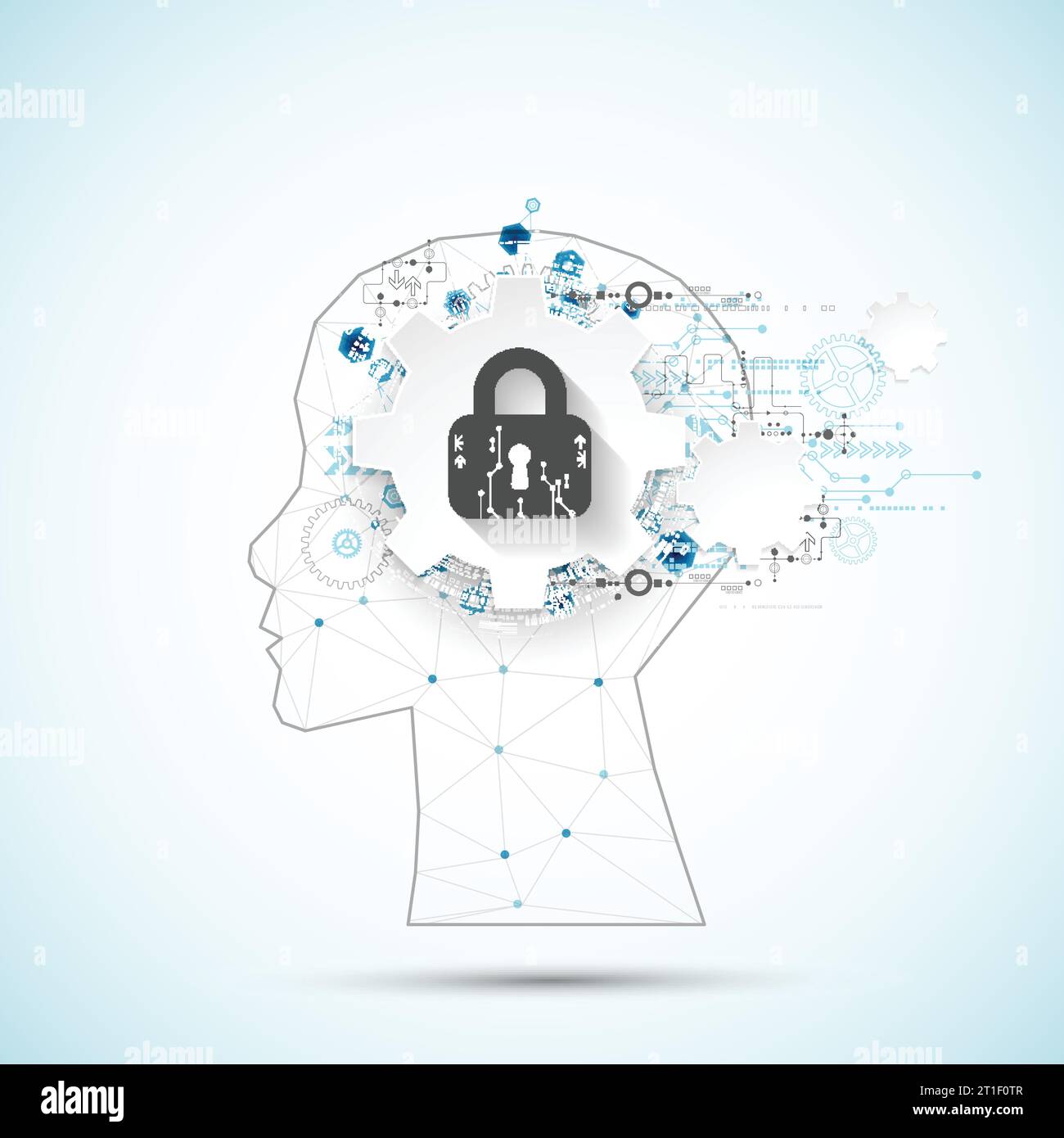 Intellectual property concept background. Vector science illustration ...