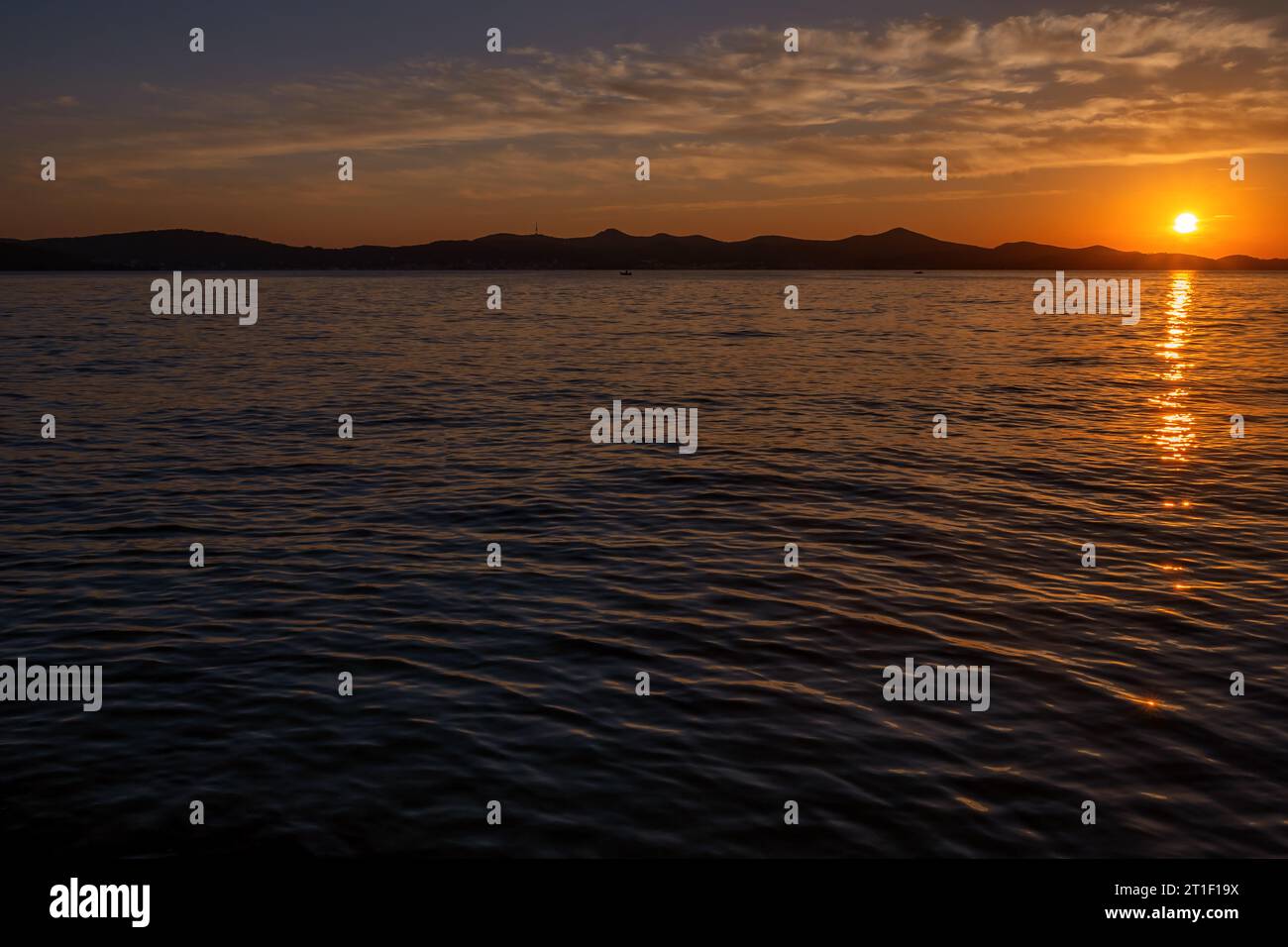 CROATIA : ZADAR - SUNSET AT KOLOVARE BEACH Stock Photo - Alamy