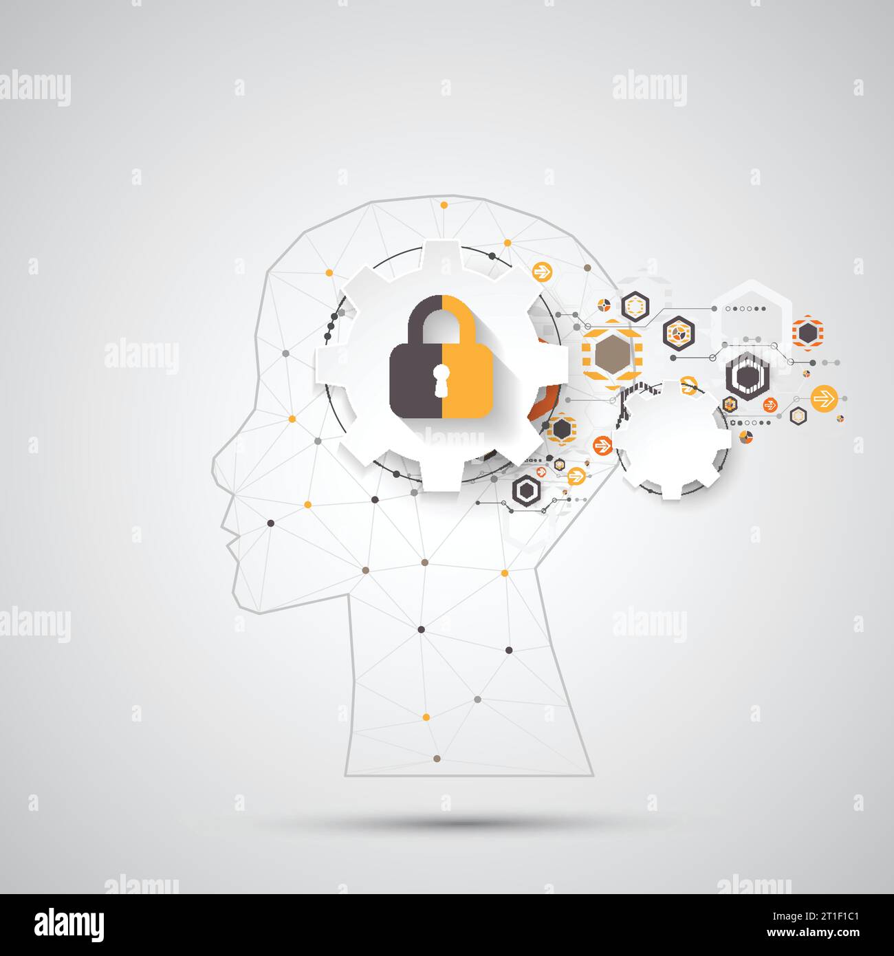 Intellectual property concept background. Vector science illustration ...