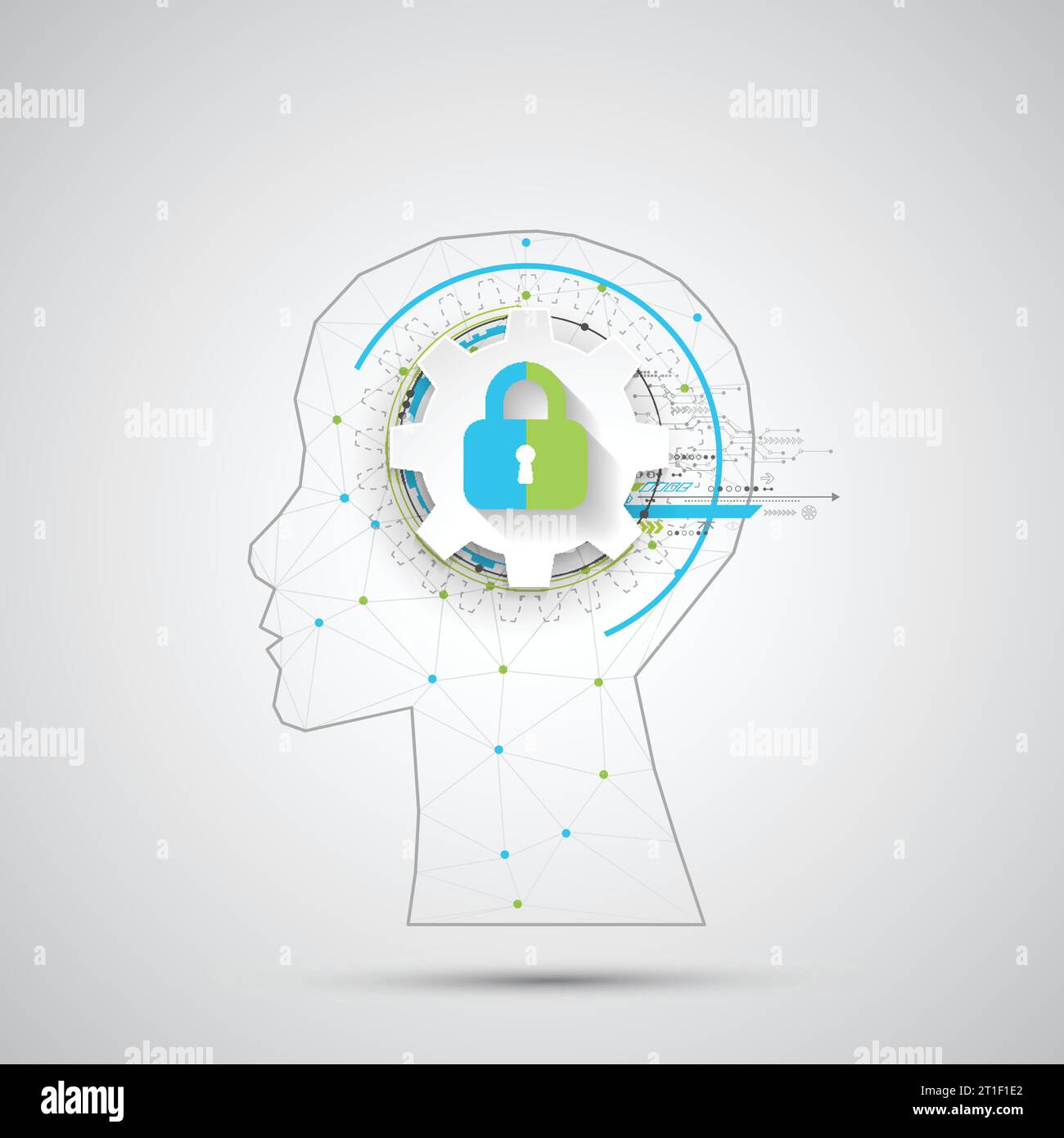 Intellectual property concept background. Vector science illustration ...