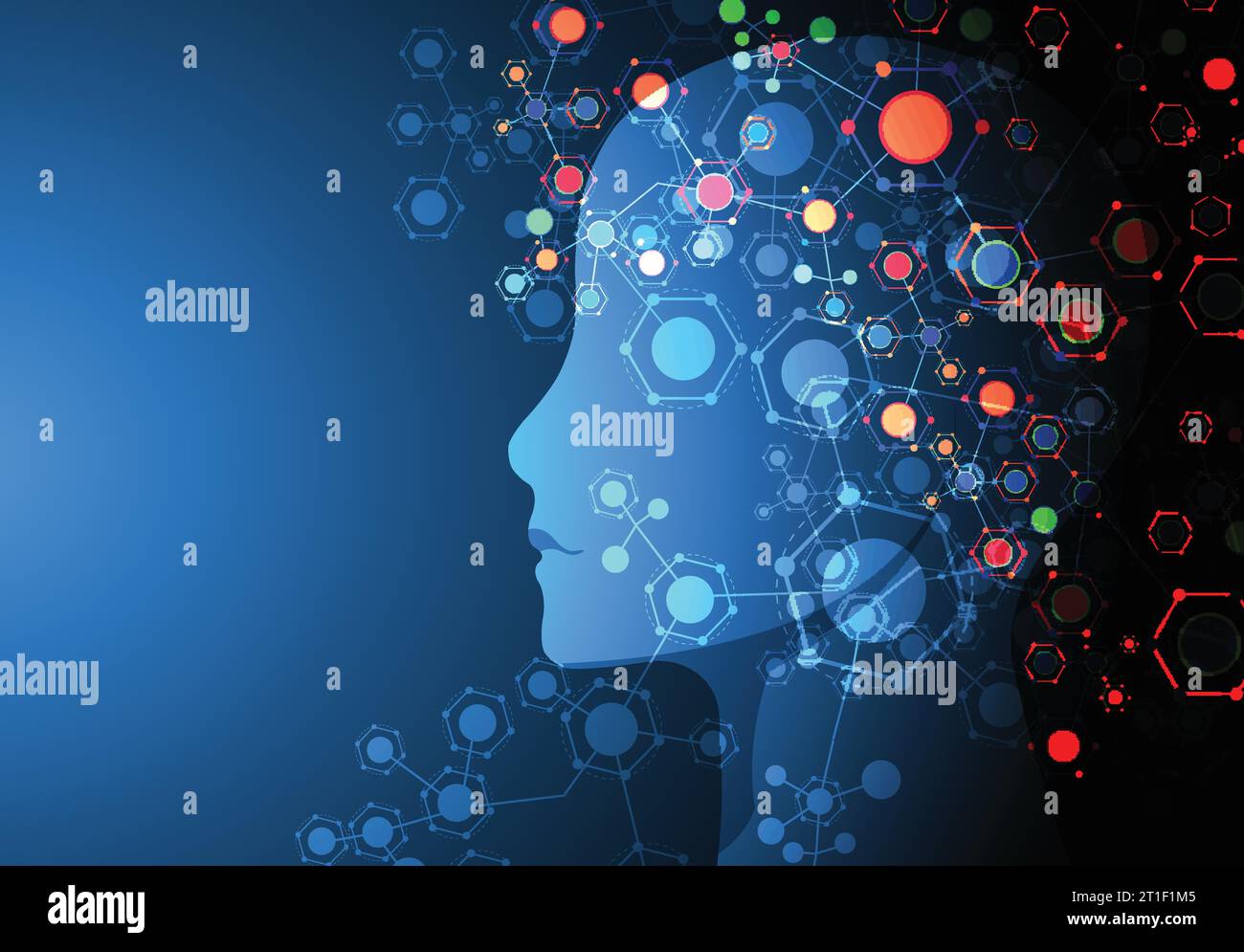 Creative brain concept background. Artificial Intelligence concept ...