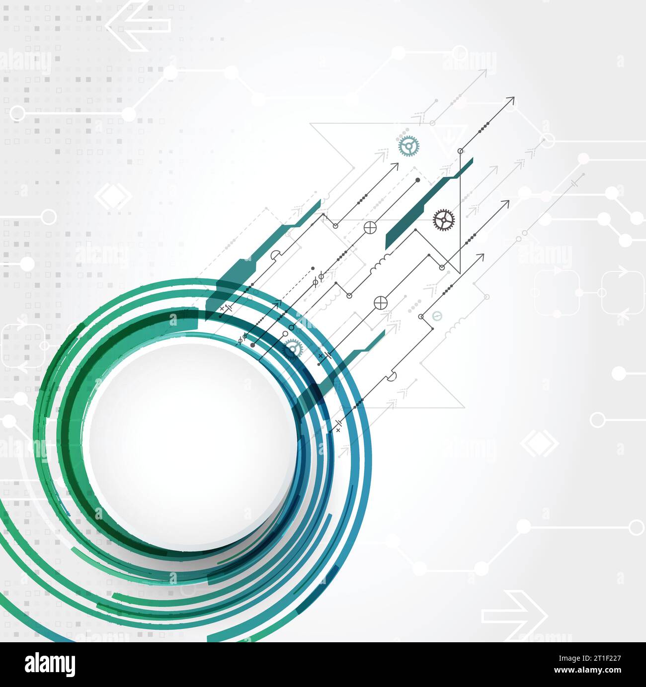 Abstract technological background. Vector Stock Vector Image & Art - Alamy