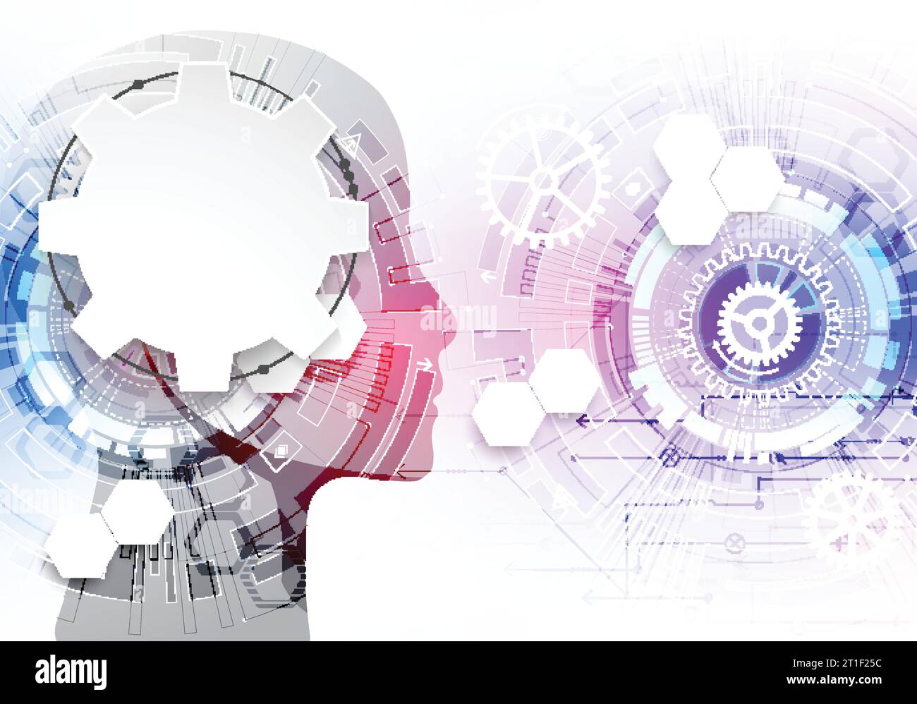 Creative brain concept background. Artificial Intelligence concept ...