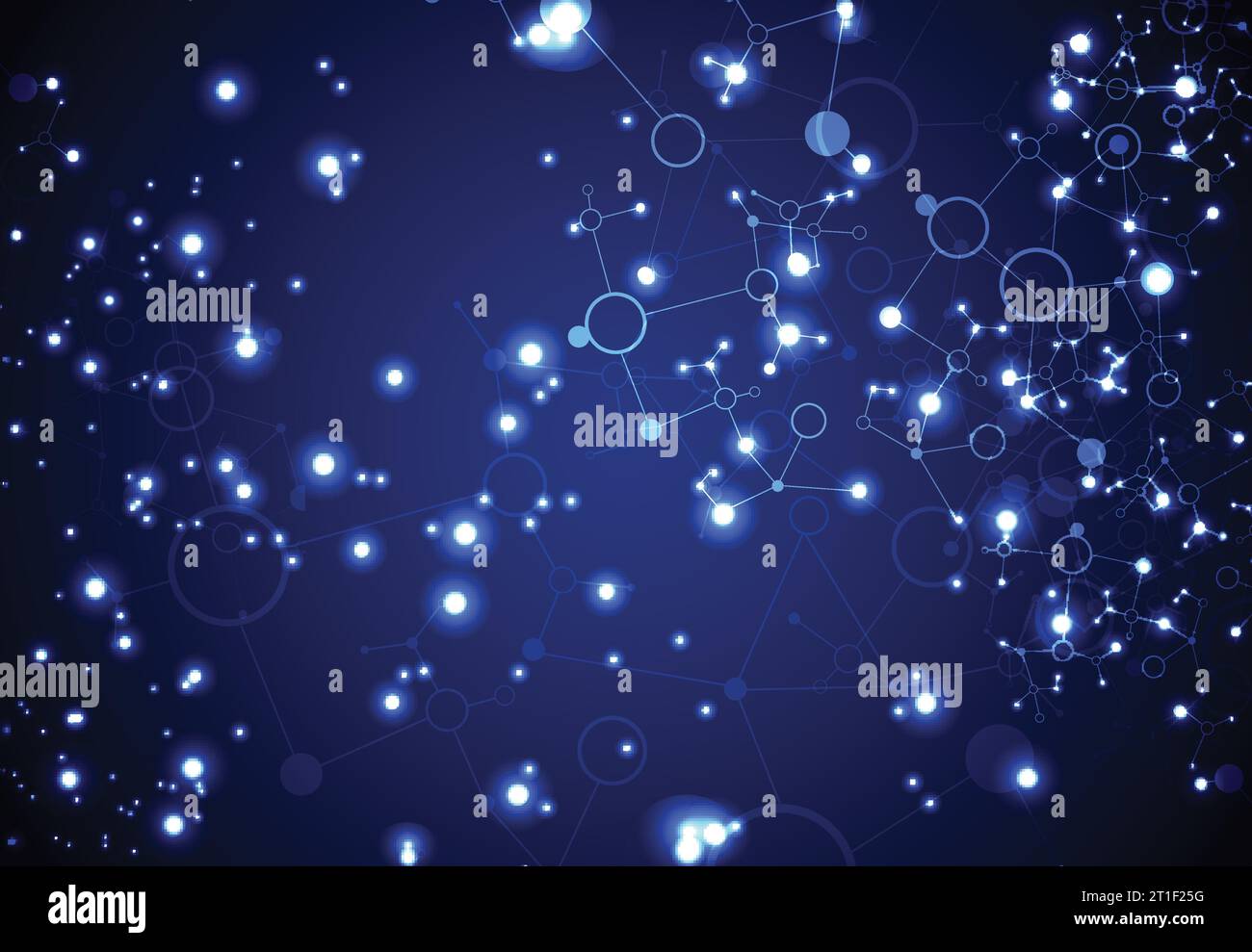 Abstract geometric vector background. Circle technology or science ...