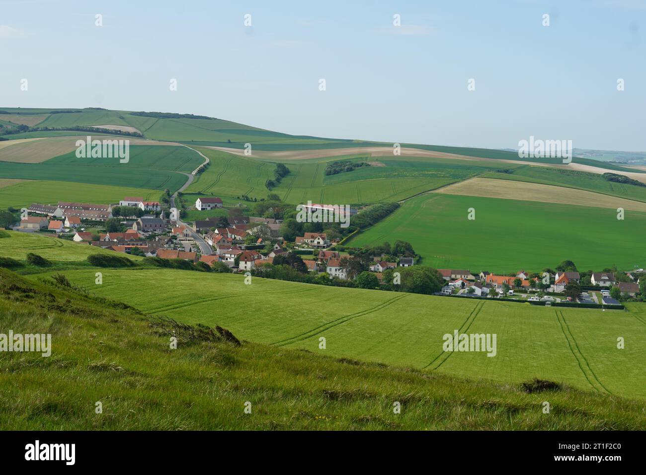 Landscape photo in France Stock Photo - Alamy