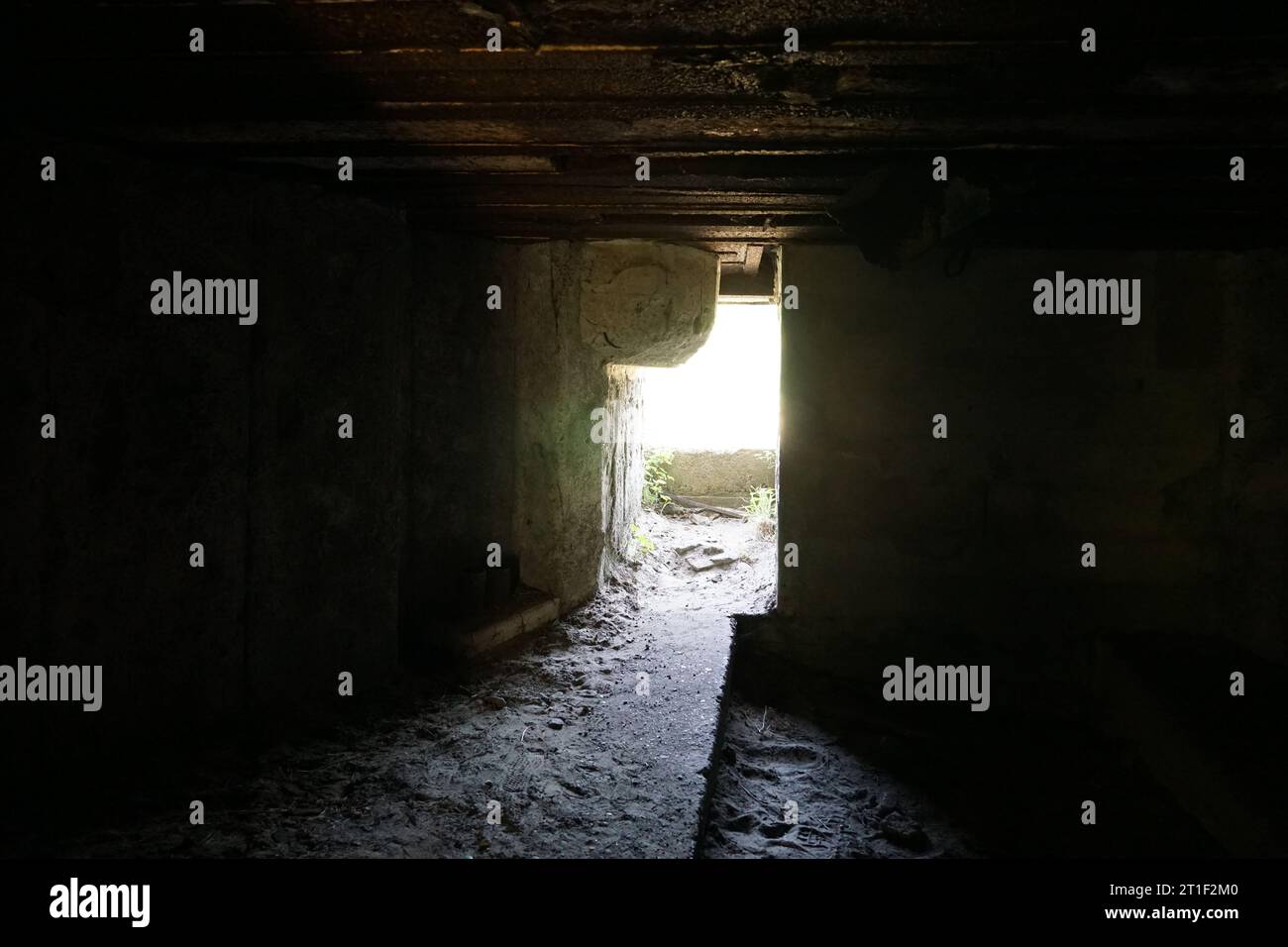 Inside a bunker hi-res stock photography and images - Alamy