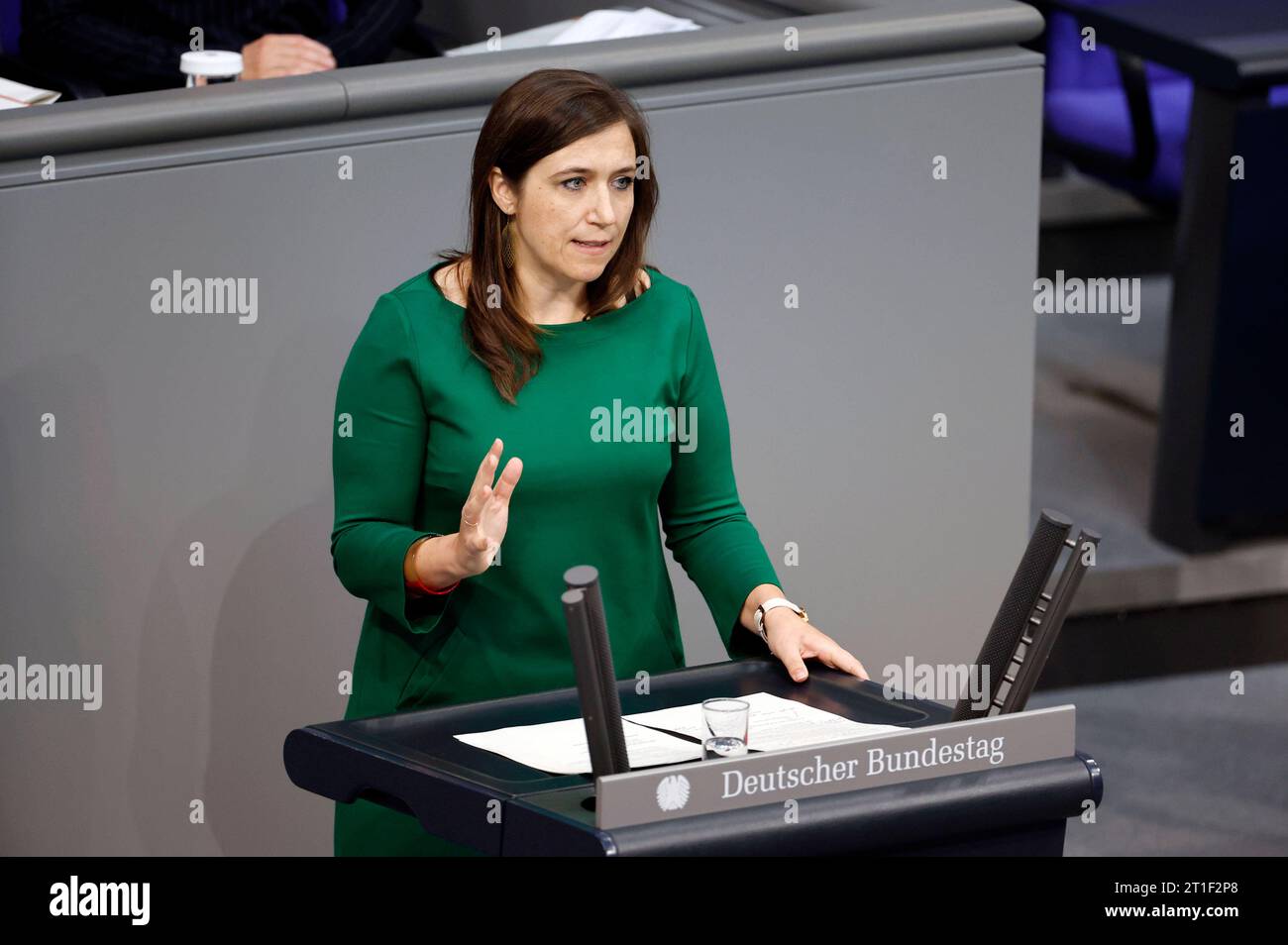 Katharina Beck in der 129. Sitzung des Deutschen Bundestages im ...