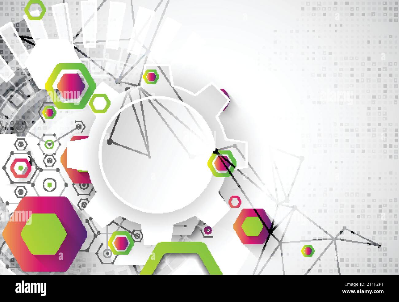Abstract background. Science template, wallpaper or banner. Vector ...