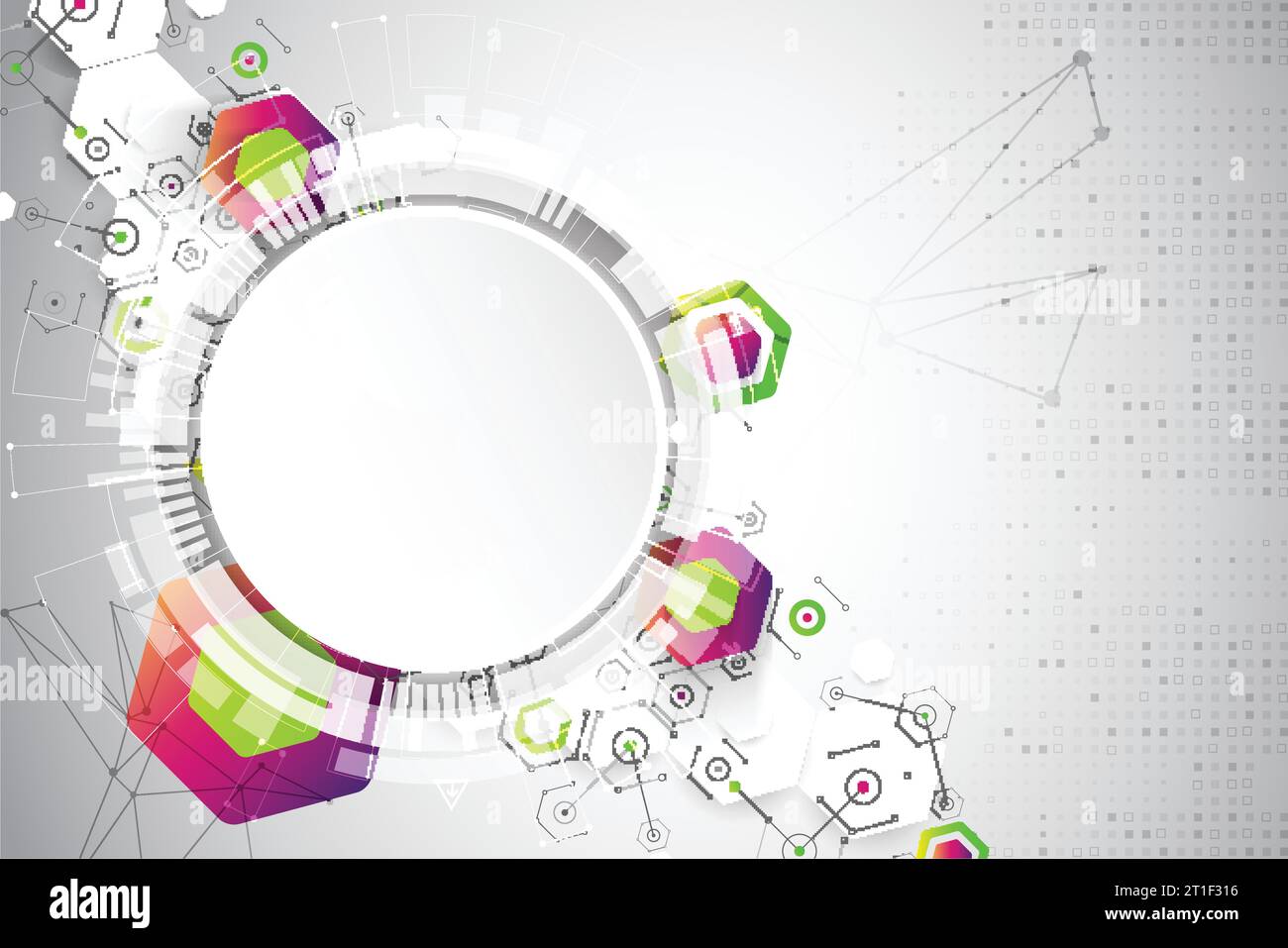 Abstract background. Science template, wallpaper or banner. Vector ...