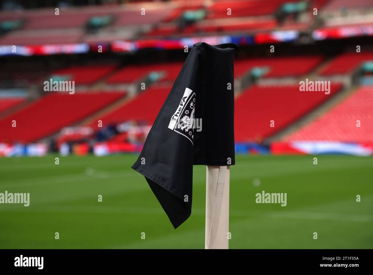 London, UK. 13th Oct, 2023. A black corner flag at the England v ...
