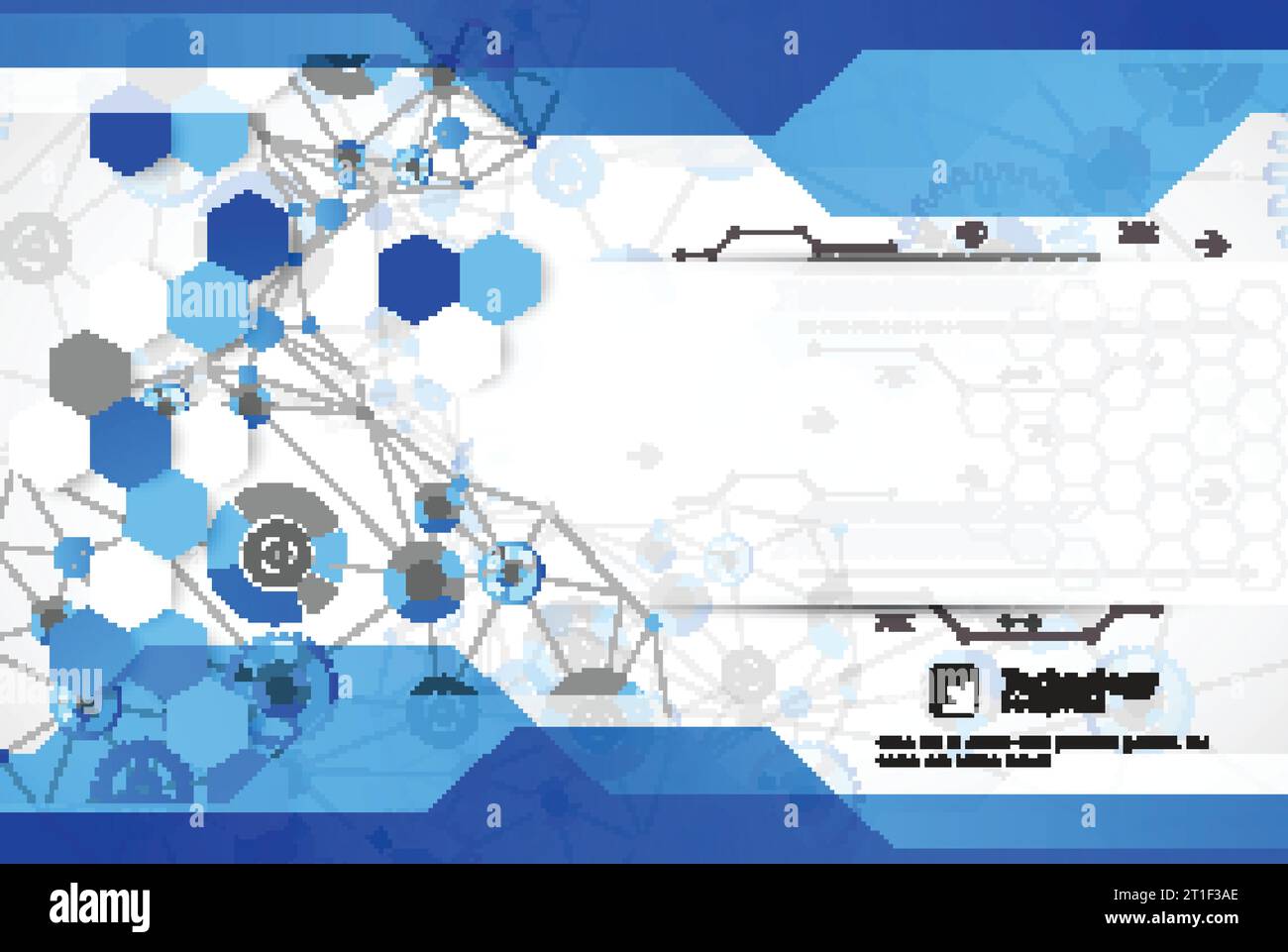 Brochure design template. Gear technology background Stock Vector Image ...