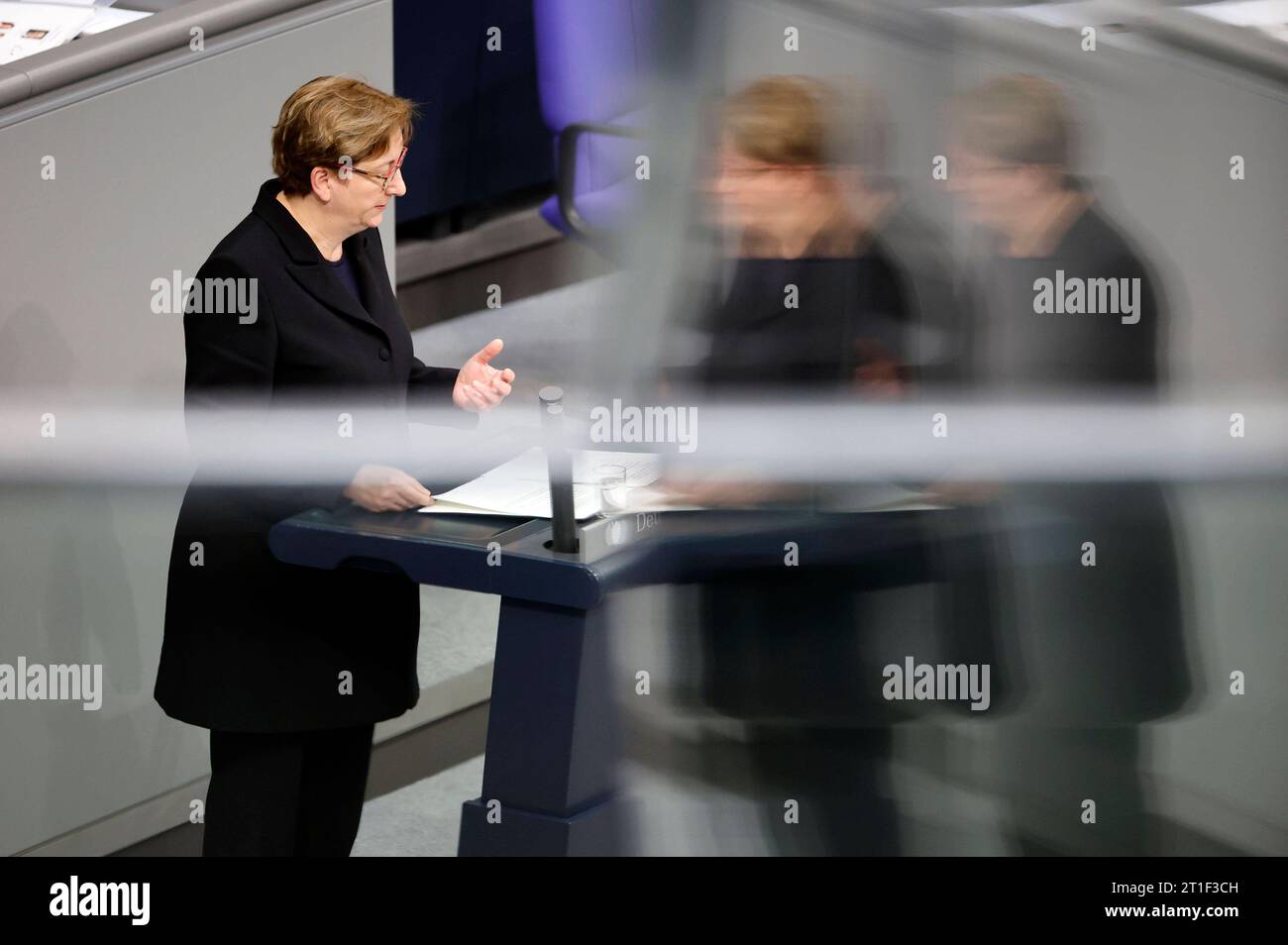 Klara Geywitz in der 129. Sitzung des Deutschen Bundestages im ...