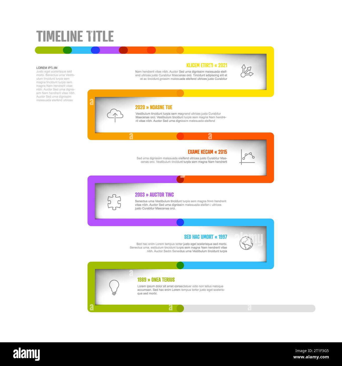 Vector Infographic Company Milestones curved vertical Timeline Template ... Vector Infographic Company Milestones curved vertical Timeline Template ...