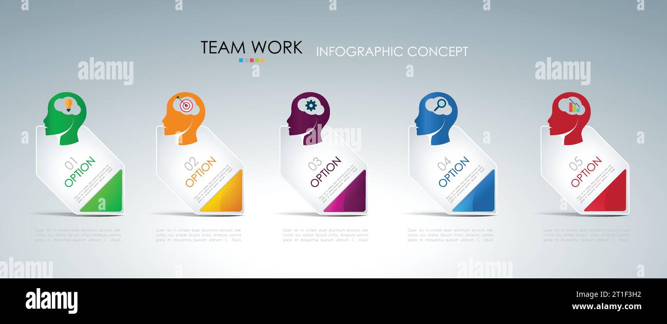 Info graphic teamwork. Business concept. Vector illustration Stock ...