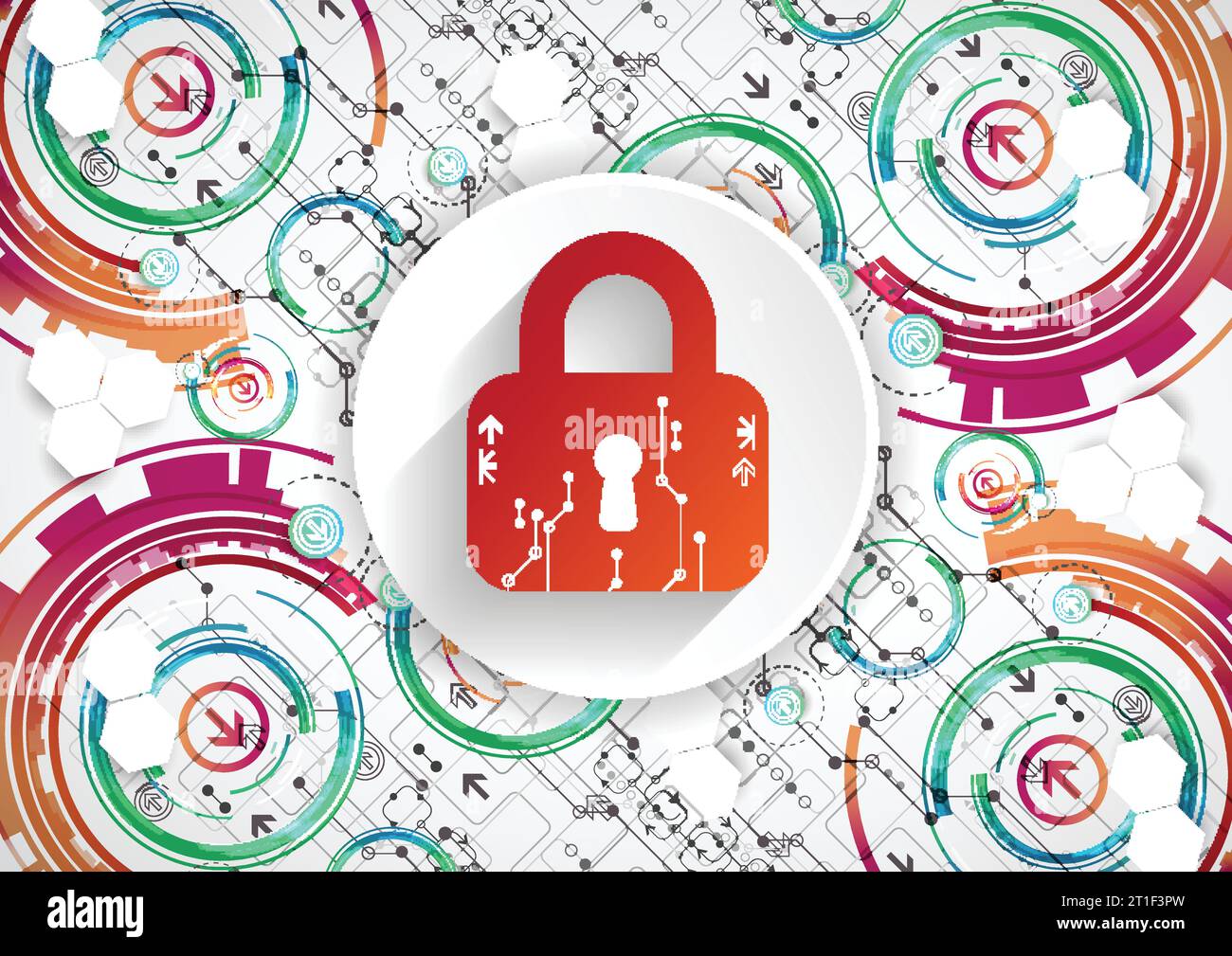 Protection background. Technology security, encode and decrypt, techno ...