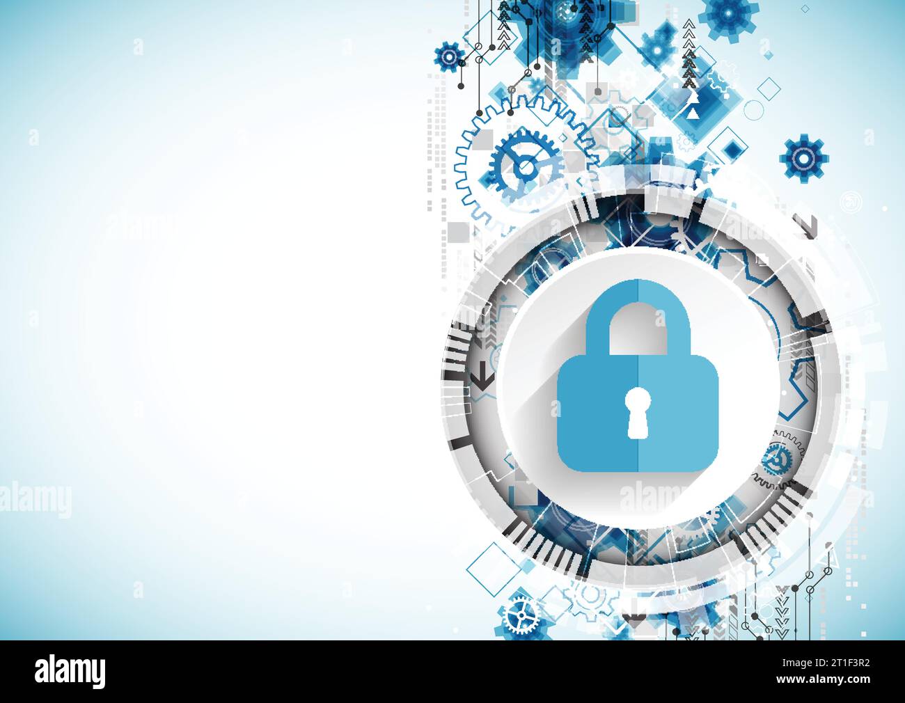 Protection concept. Protect mechanism, system privacy. Vector ...