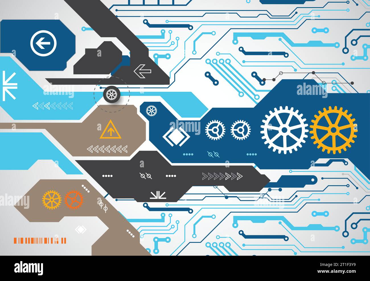 Abstract technology circuit board. Communication concept Stock Vector ...
