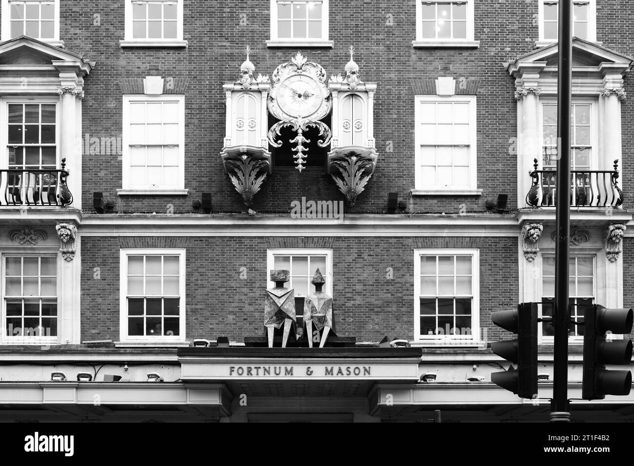 Fortnum and mason facade Black and White Stock Photos & Images - Alamy