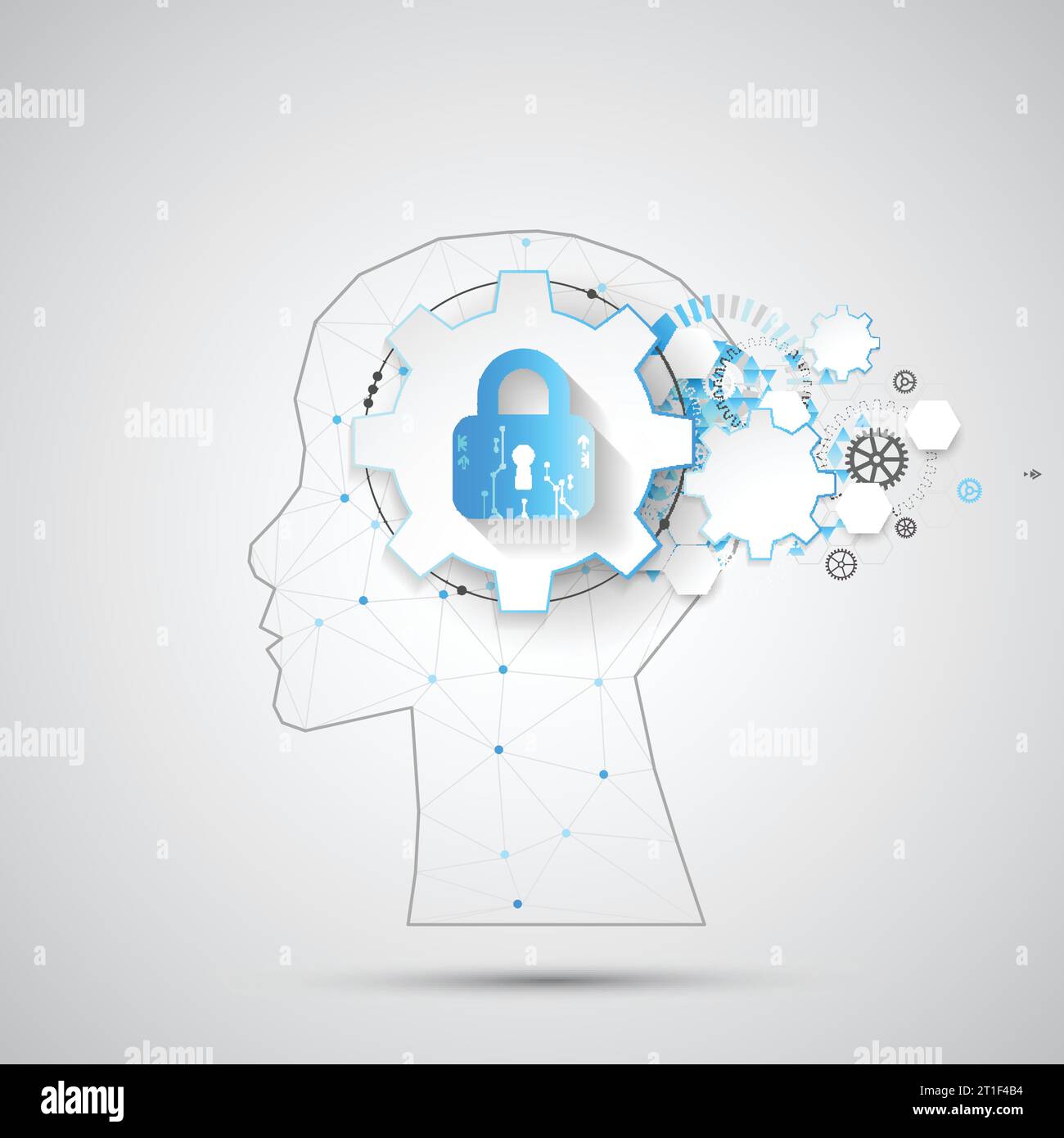 Intellectual property concept background. Vector science illustration ...