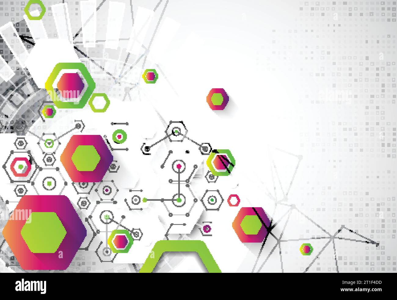 Abstract background. Science template, wallpaper or banner. Vector ...