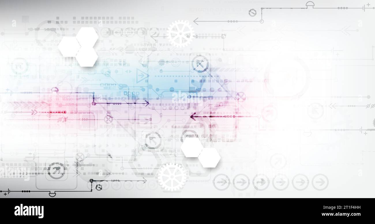 Abstract color digital communication technology background. Vector ...